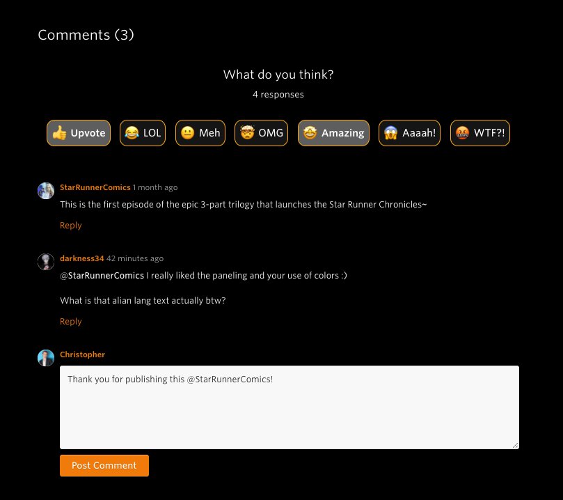 Announcing in-reader comments & reactions - GC Blog