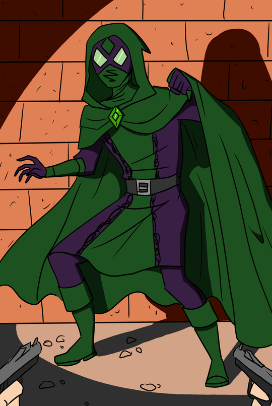 The Mystical Emerald-Man | English | GlobalComix