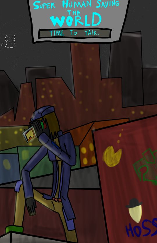 super human saving the world | English | GlobalComix